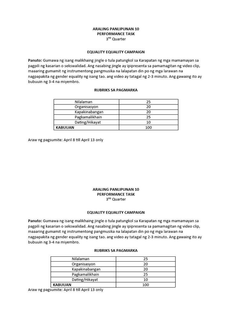 Ap10-Pt 3RD Quarter | PDF