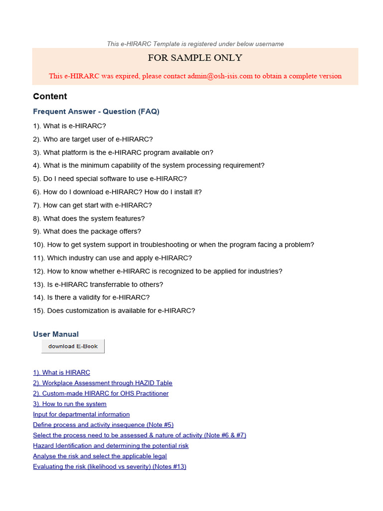 HIRARC Complete | PDF | Risk | Occupational Safety And Health