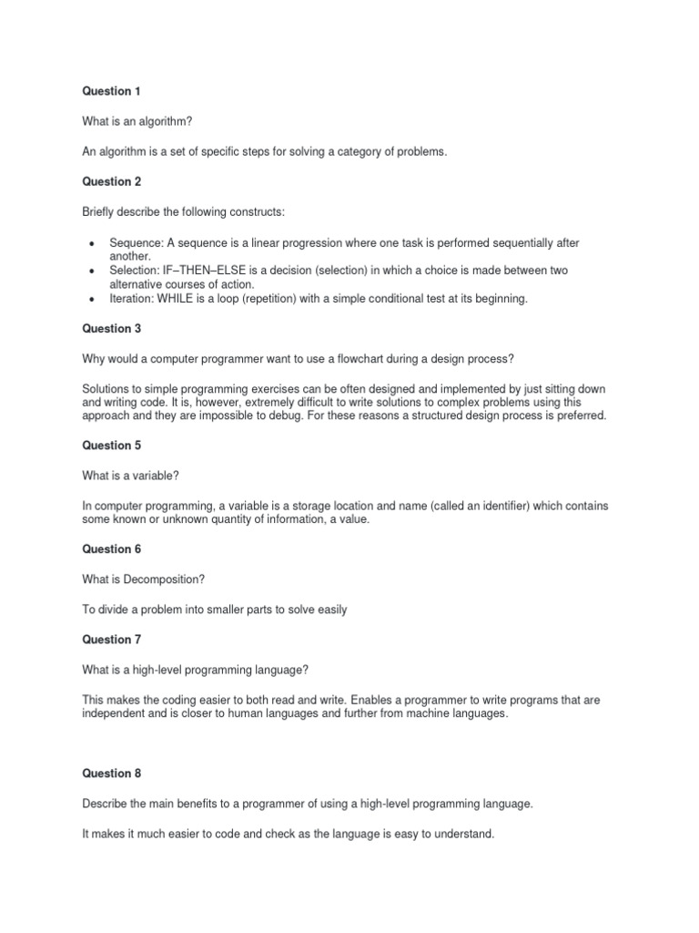 Edexcel Computer Science | PDF | Software Testing | Computer Programming Edexcel Computer Science | PDF | Software Testing | Computer Programming