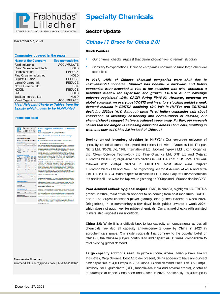 PL Chemicals | PDF