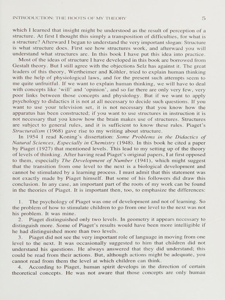 Structure and Insight - A theory of mathematics education (Pierre M ...