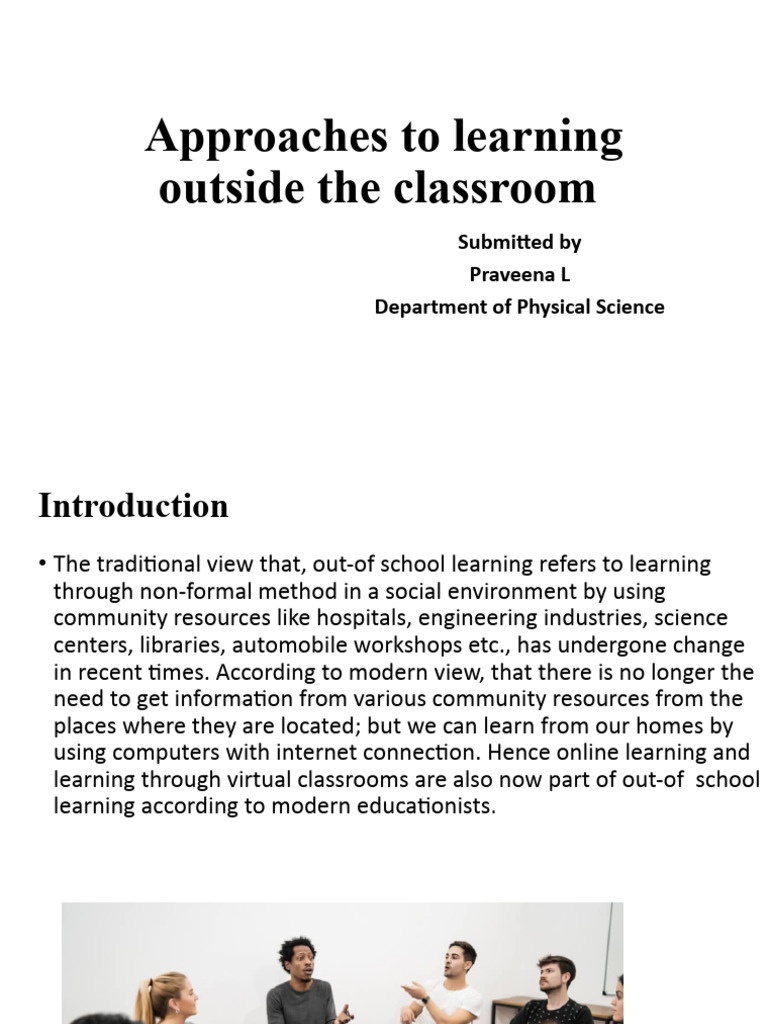 Innovative Out-of-Class Learning Methods | PDF | Learning | Teachers