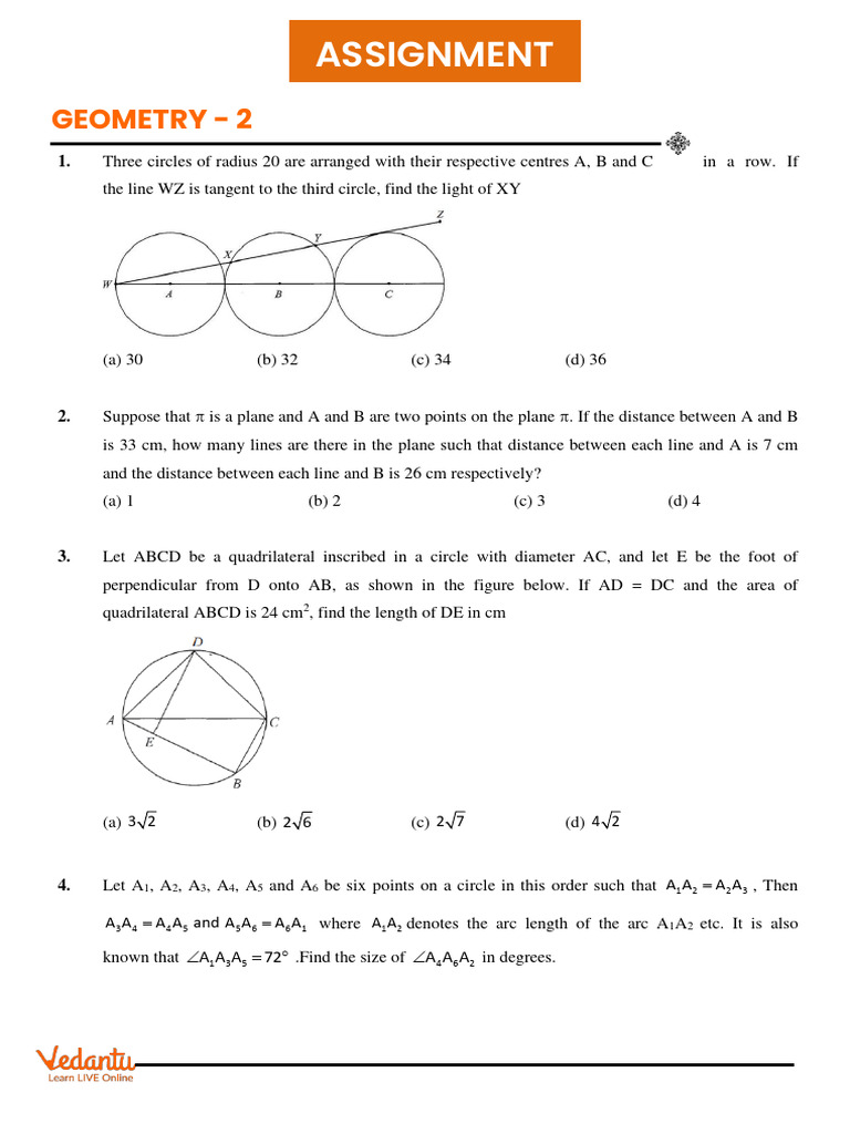 Geometry 2 Revision S01 | PDF