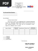 Sample LETTER OF REQUEST FOR SCHOOL FORM 137 | PDF