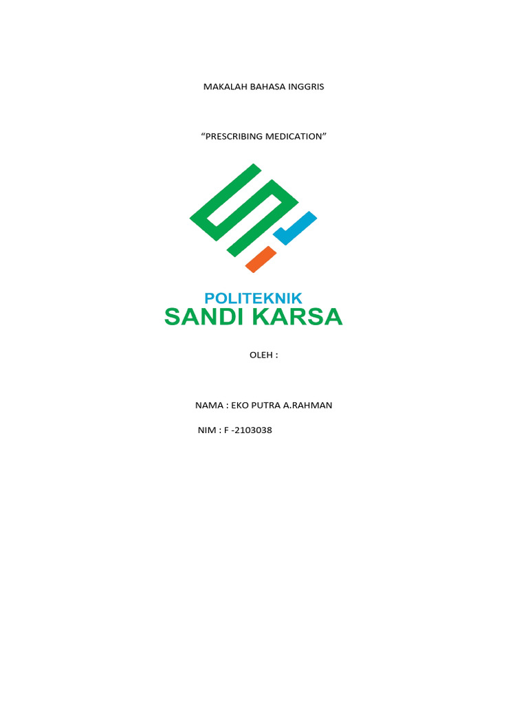 Guidelines for Prescribing Medications | PDF | Pharmacy | Medical ...