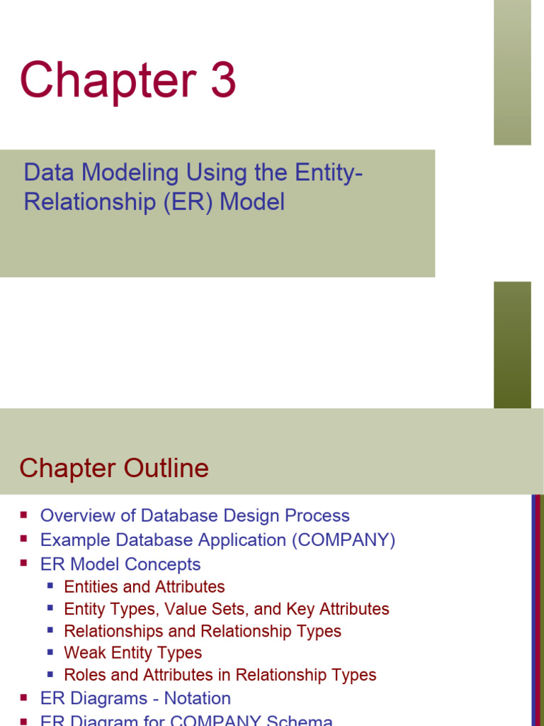 Lec3 ch3 | PDF | Conceptual Model | Databases