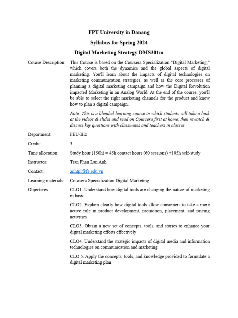 DMS301 M | PDF | Marketing | Digital Marketing