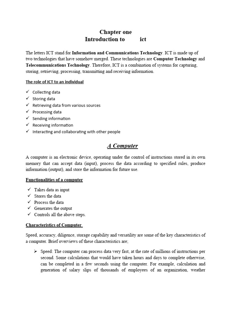 Nutshell Ict | PDF | Byte | Computer Data Storage