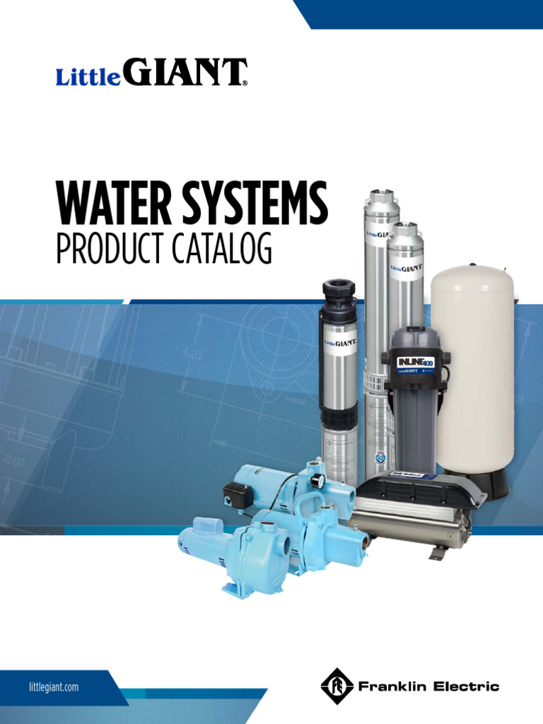 Little Giant Water Systems Catalog | PDF | Technology & Engineering