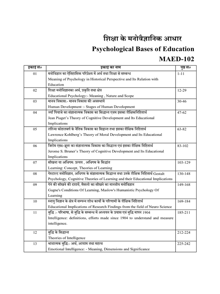 Maed 102 | PDF