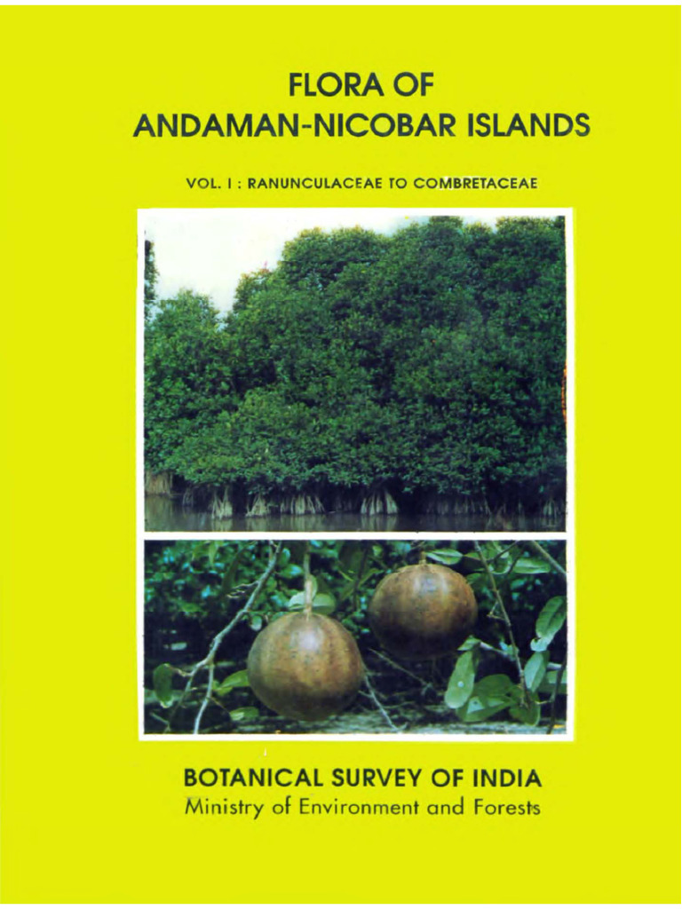 Flora of Andaman-Nicobar Islands | PDF