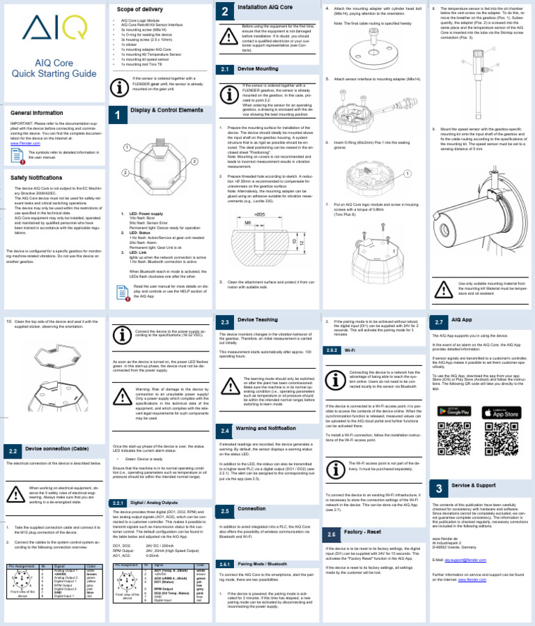 AIQ Core Quickguide (ENG) | PDF | Bluetooth | Wi Fi