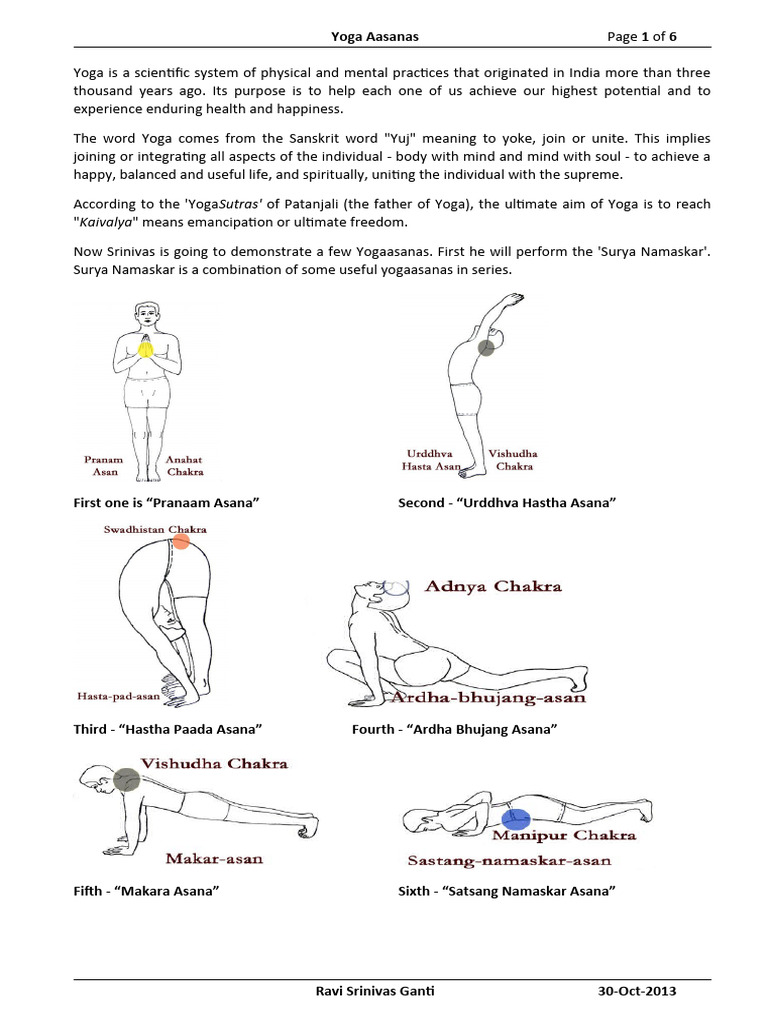 Yoga | PDF | Asana | Neck