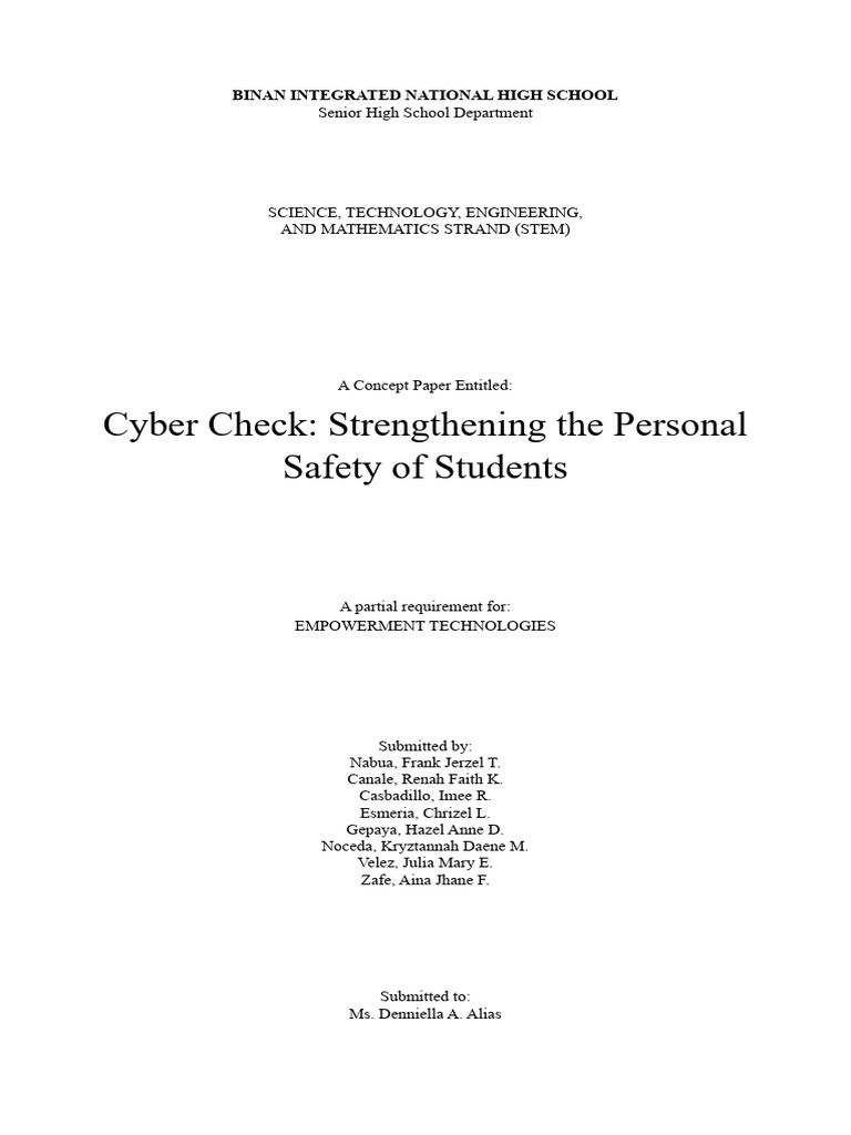 Cyber Safety for Students | PDF | Security | Computer Security