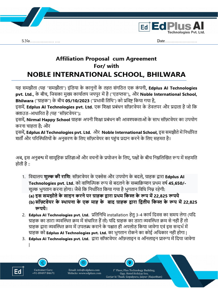 Noble International School | PDF