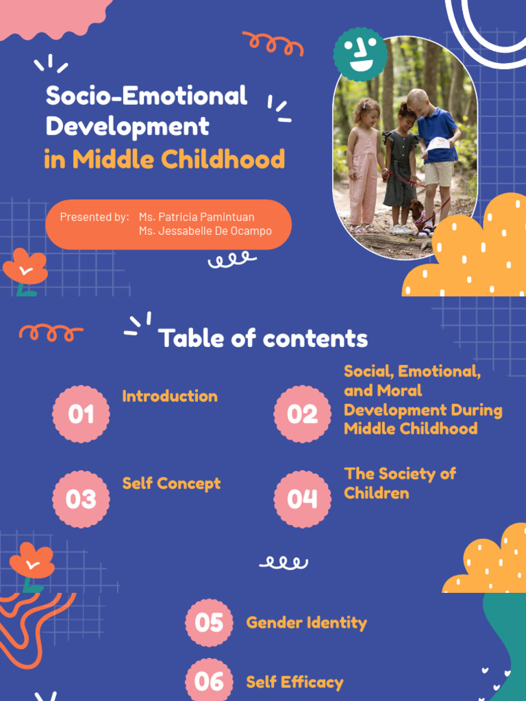 CS 704 Socio-Emotional and Moral Development in Middle Childhood | PDF ...