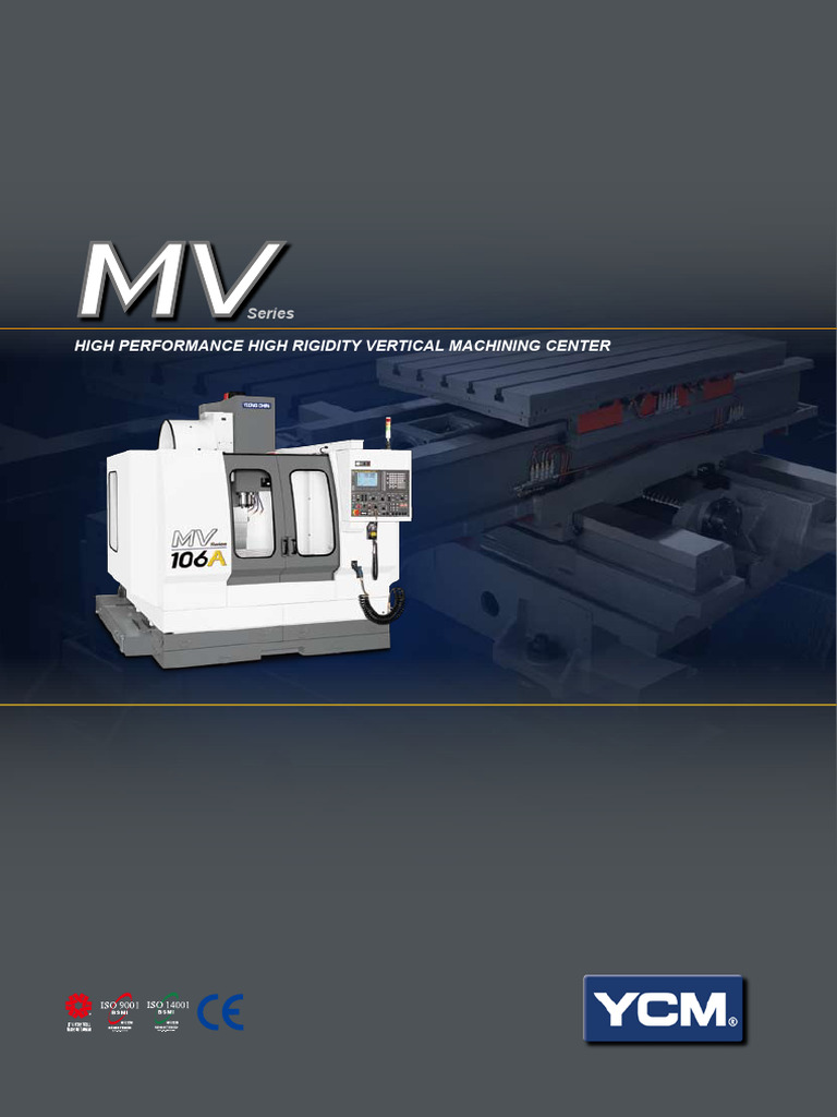 Series: High Performance High Rigidity Vertical Machining Center | PDF | Numerical Control ...