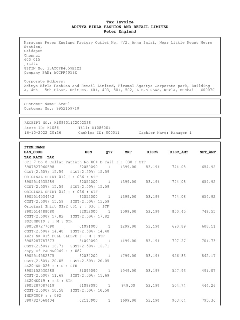 Alen Soli Shirt | PDF | Government | Public Finance