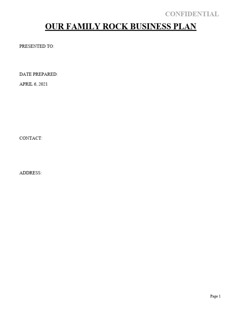 Business Plan 2 Copy PDF 5 | PDF | Marketing | Startup Company