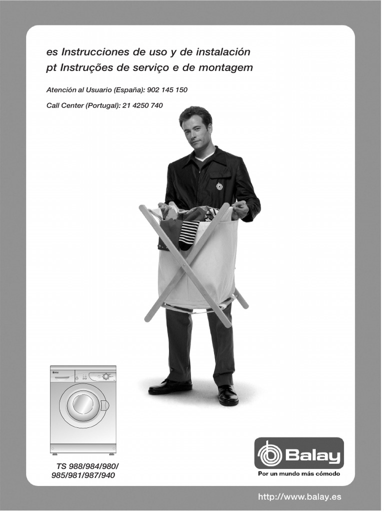 Balay 3TS987T Washing Machine | PDF