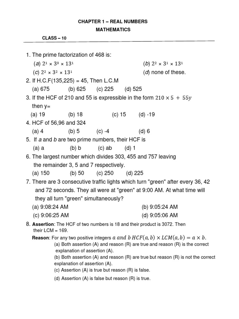 Real Numbers Worksheet 2023 - 24 | Download Free PDF | Numbers | Prime ...