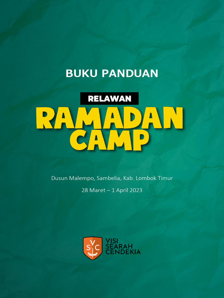 Buku Panduan Ramadan Camp | PDF