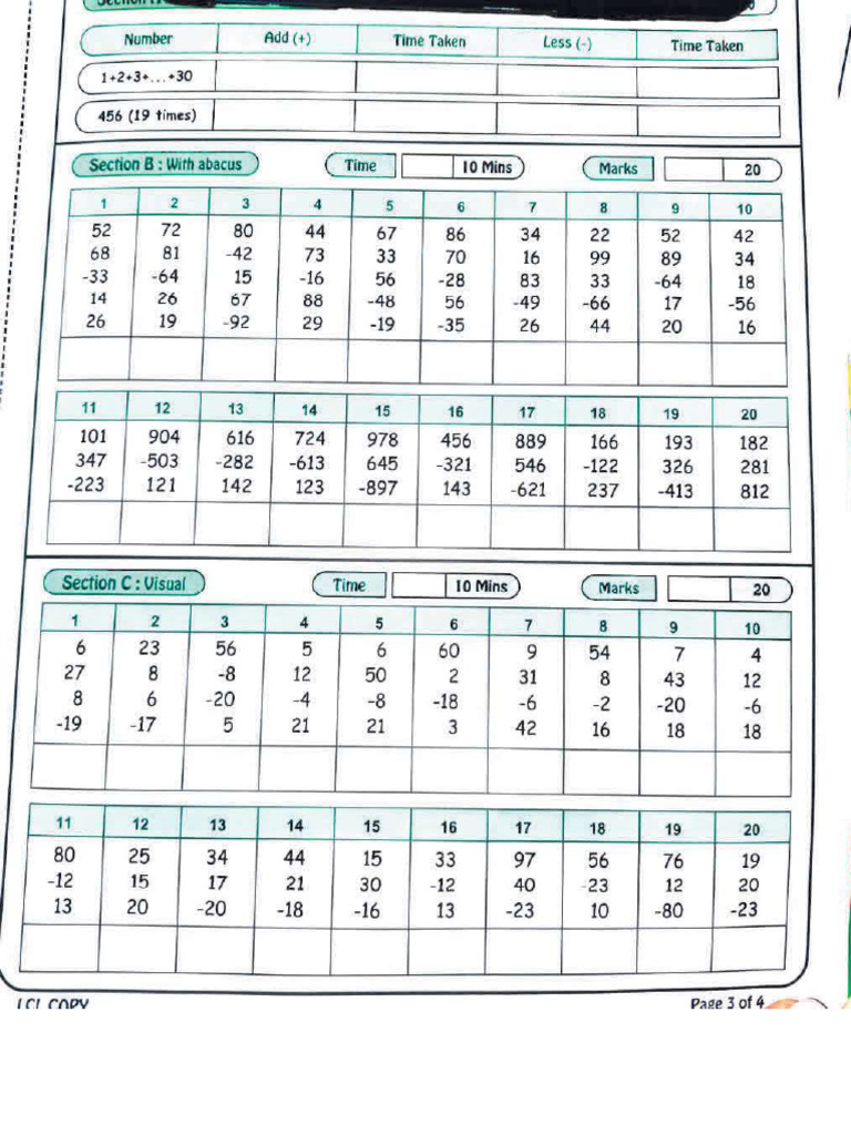 Abacus Paper | PDF