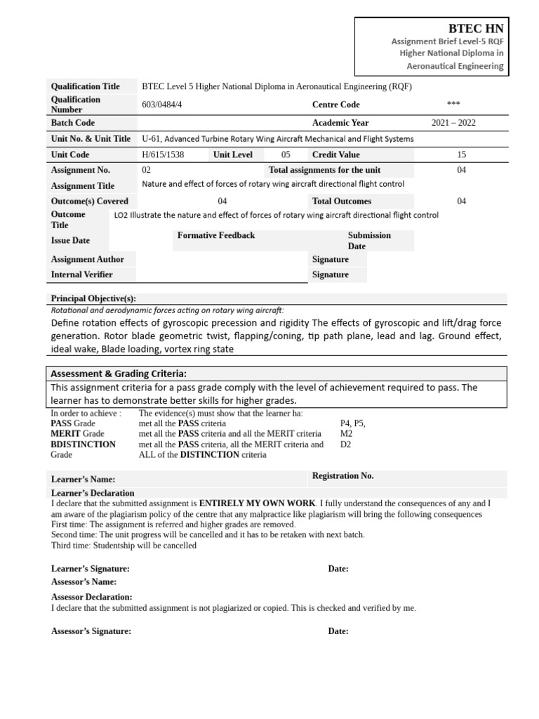 Unit 61, HN 09 LO-2 | PDF | Aircraft | Helicopter