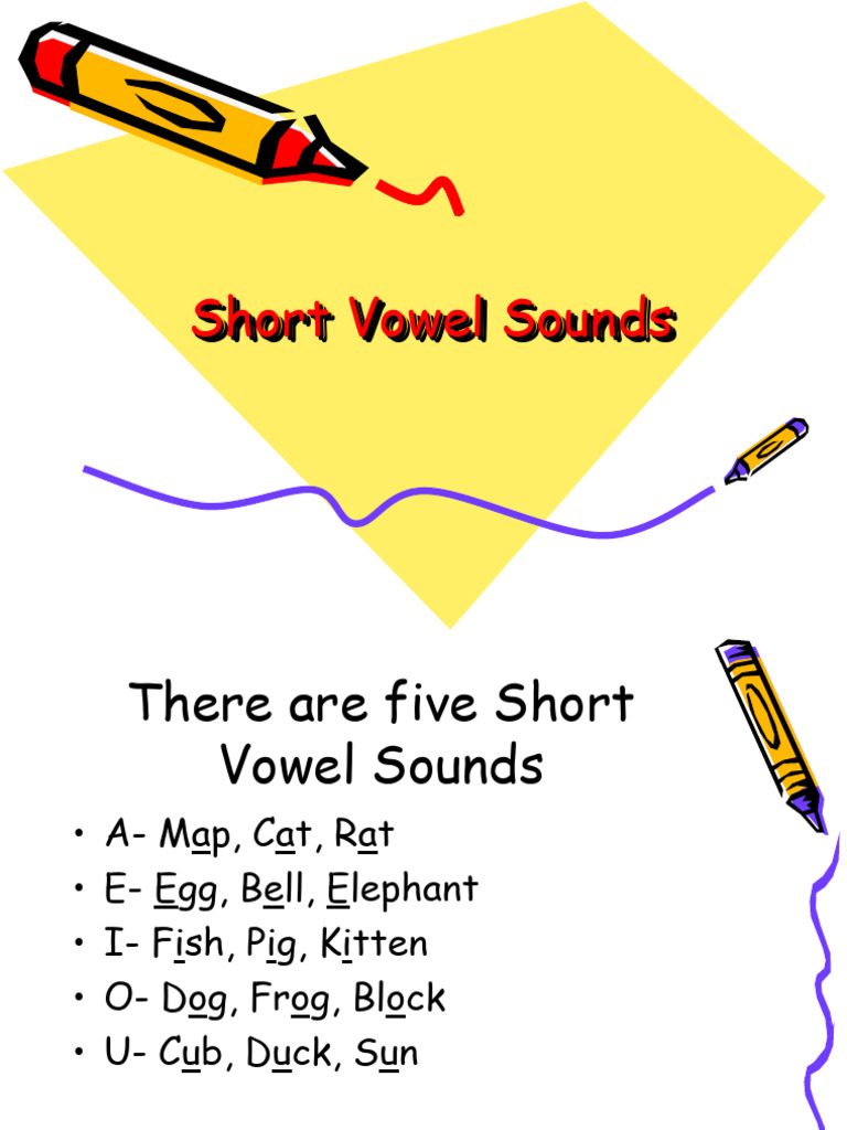 Short Vowel Sounds | PDF