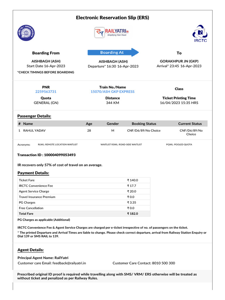 Ticket 4 2966387 31823194 | PDF | Identity Document