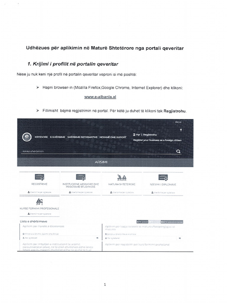 1-Formular A1 A1z Udhezues | PDF