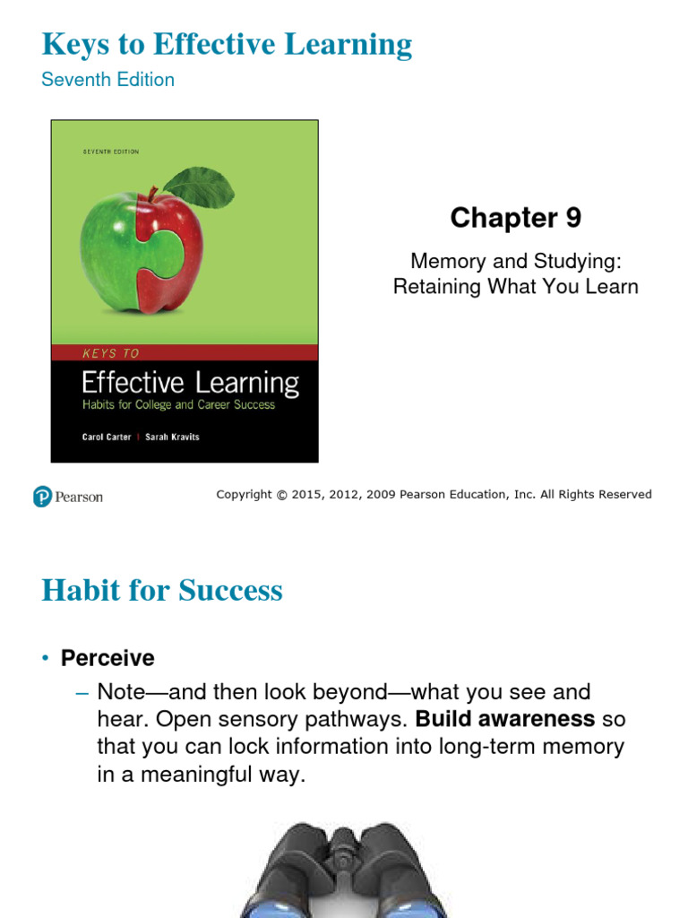 Chapter 9 - 2022 | PDF | Memory | Mnemonic