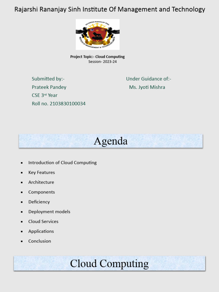 Cloud Computing (Autosaved) | PDF