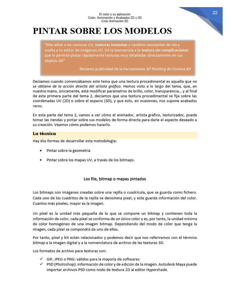 Ut2 Texturas Procedimentales (Ii) | PDF | Gráficos de computadora 3 D | Resolución de pantalla