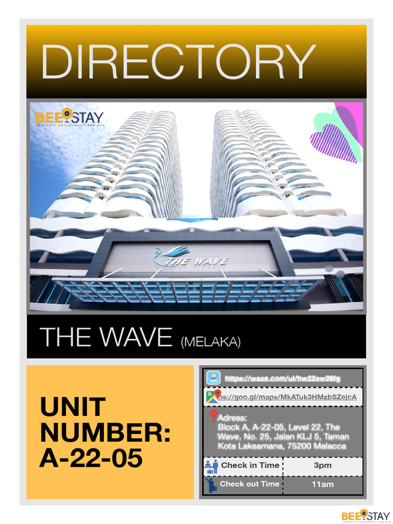 Visitor Guide: The Wave Melaka | PDF | Parking Lot | Personal ...
