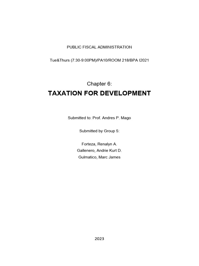 PUBLIC FISCAL ADMINISTRATION - docxSUM | PDF | Taxes | Value Added Tax