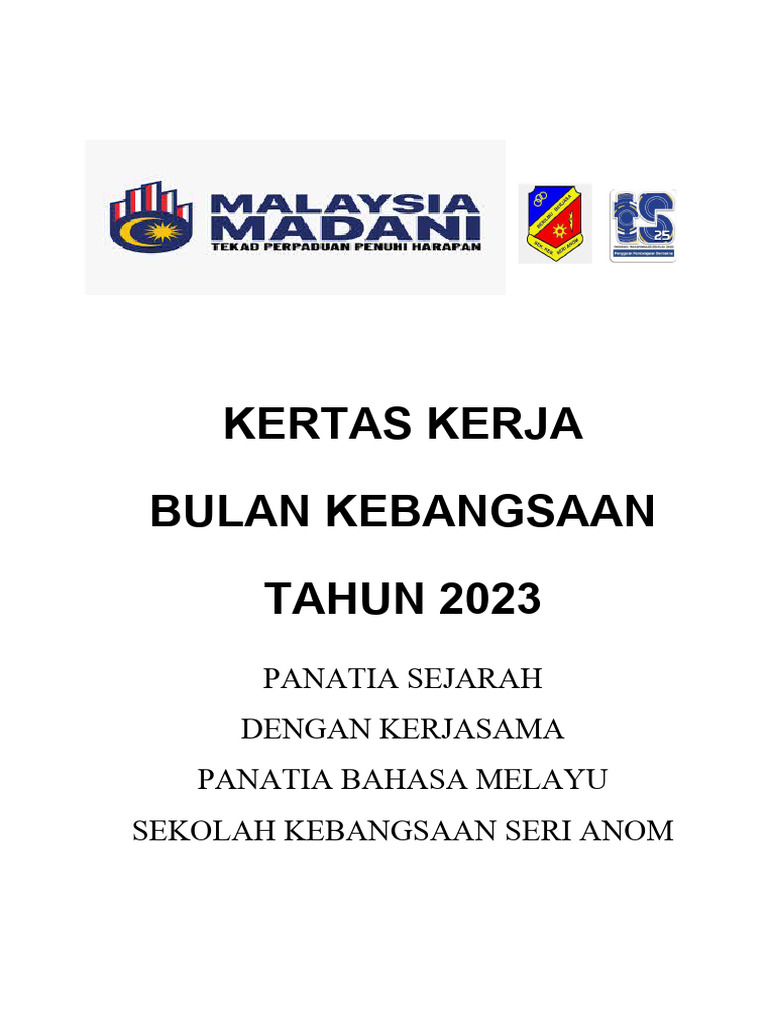 Kertas Kerja Bulan Kemerdekaan 2023 | PDF