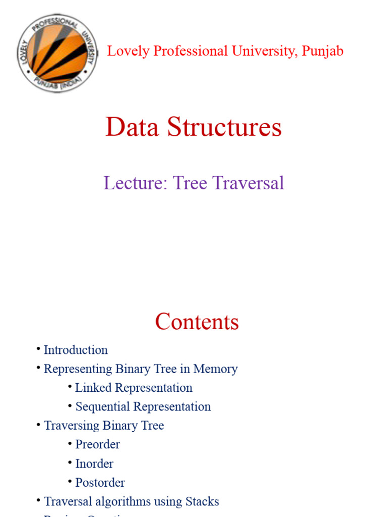 Tree Traversal | PDF | Applied Mathematics | Algorithms And Data Structures Tree Traversal | PDF | Applied Mathematics | Algorithms And Data Structures