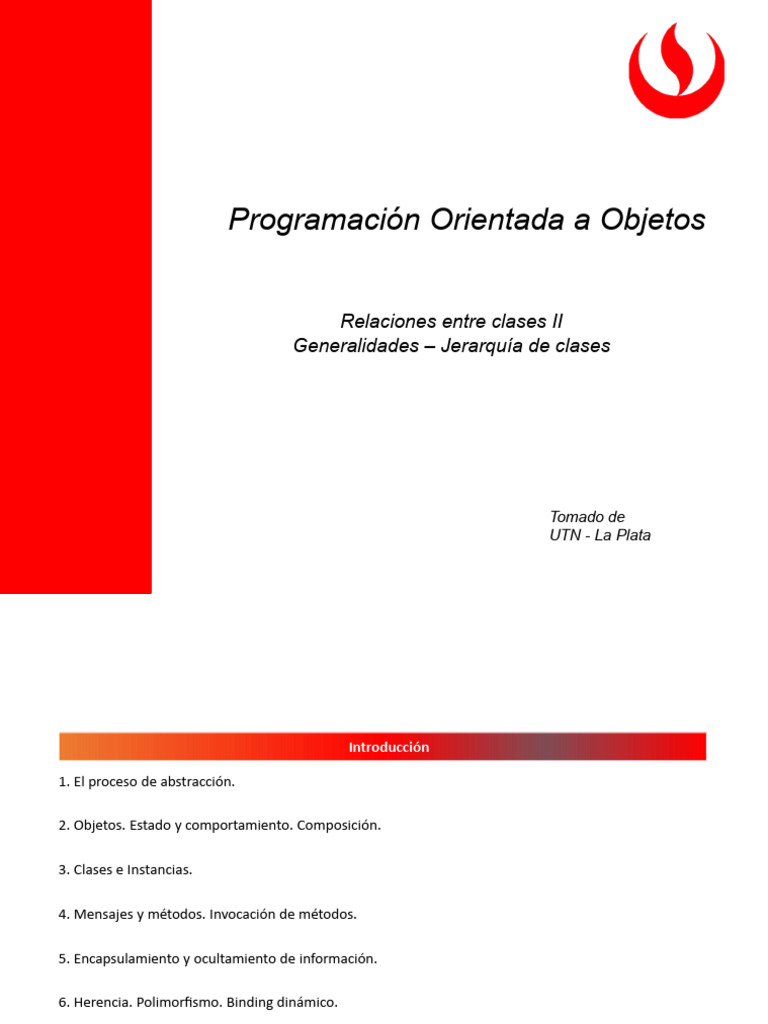 POO - Clases y Objetos II | PDF | Objeto (informática) | Herencia (Programación Orientada a Objetos)