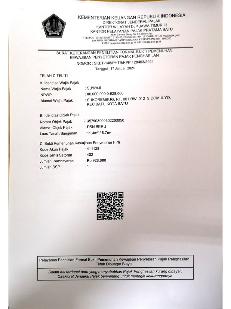 Validasi SSP Suwaji Cs (Cindra) | PDF