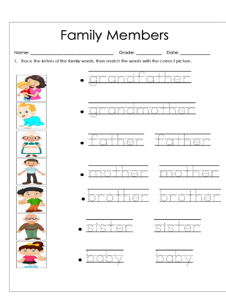 Family Homework | PDF