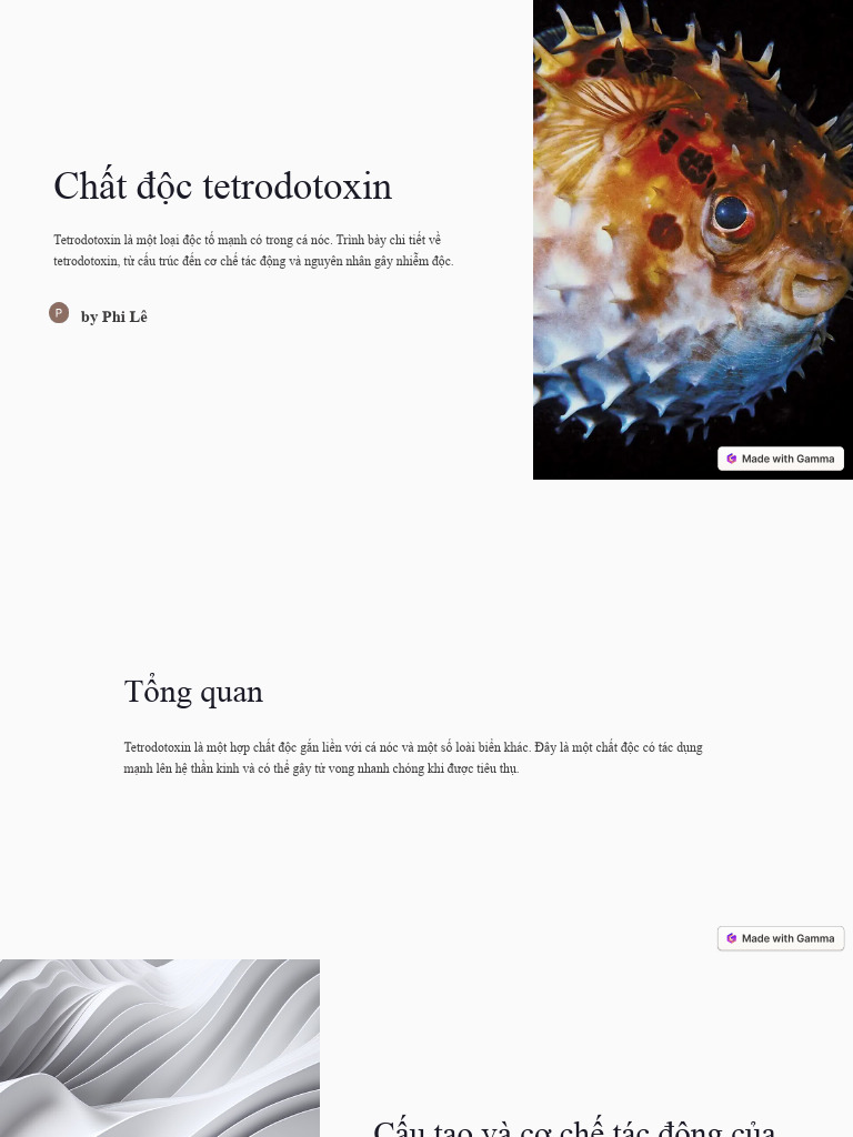 Chat Djoc Tetrodotoxin | PDF