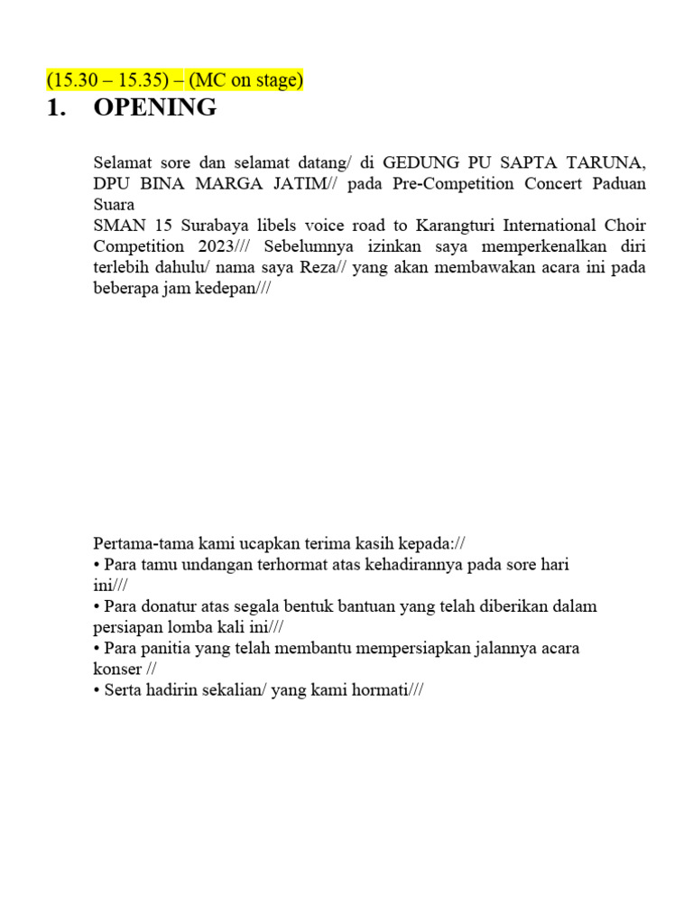 Script Precomp Livo (Fix) | PDF