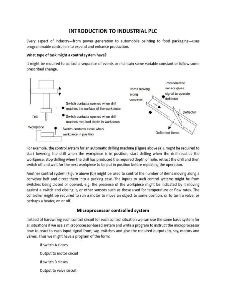 CHP 1 | Download Free PDF | Programmable Logic Controller | Input/Output