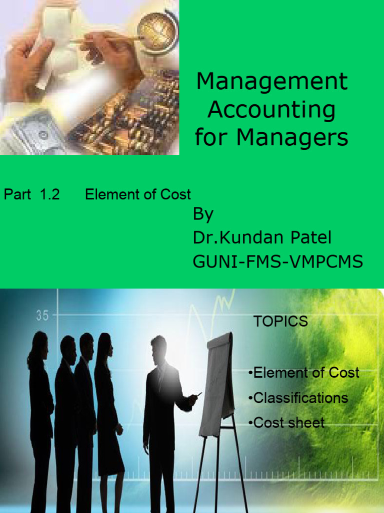 Management Accounting For Management (Part-1: Element of Cost) | PDF | Business | Technology ...