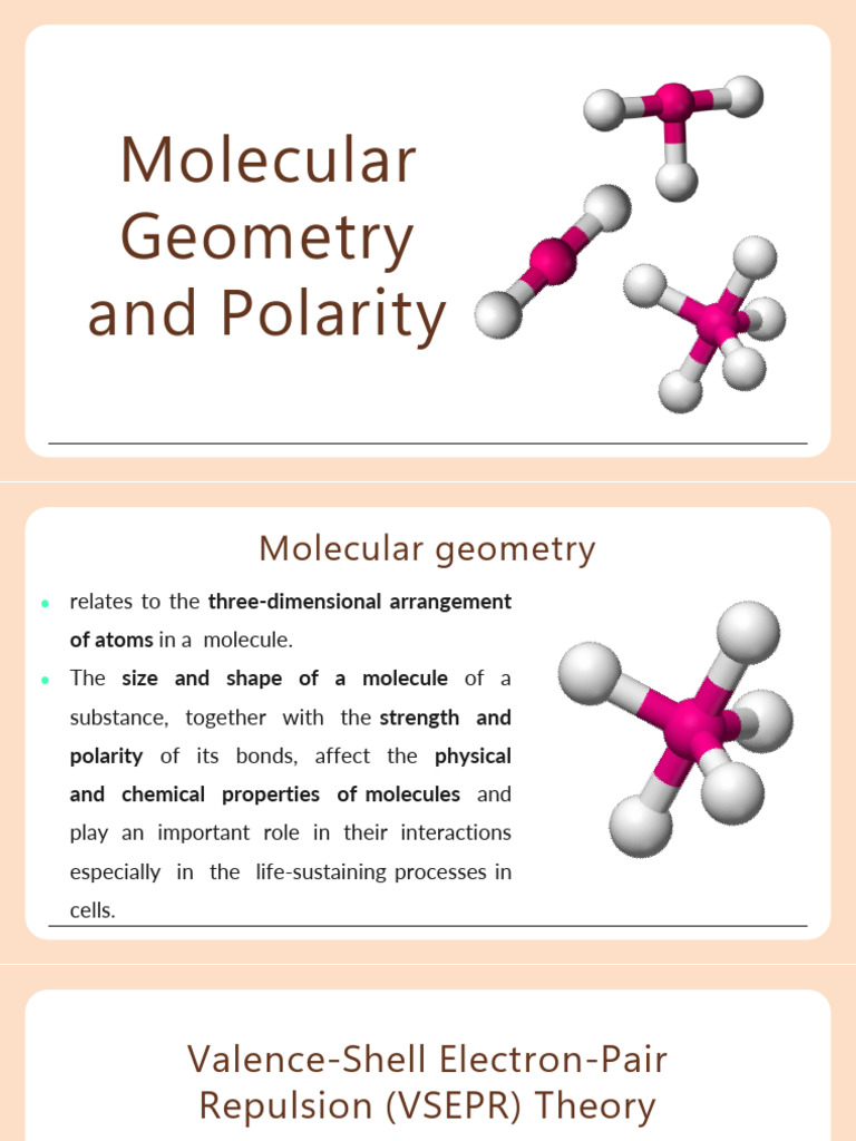 Lesson 6 Molecular Geometry and Polarity | PDF