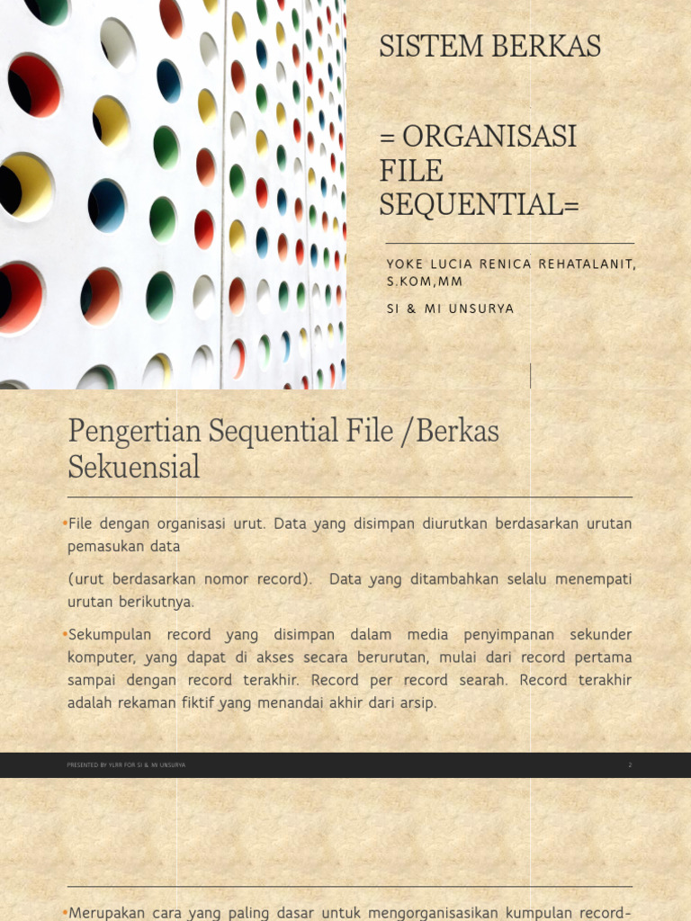 PERTEMUAN 5. Berkas Sequential | PDF