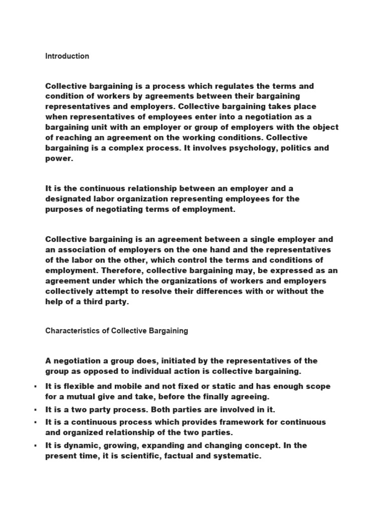 Labor Management | PDF | Employment | Collective Bargaining