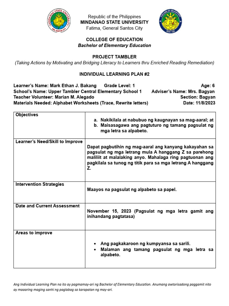 Learning Log 2 | PDF