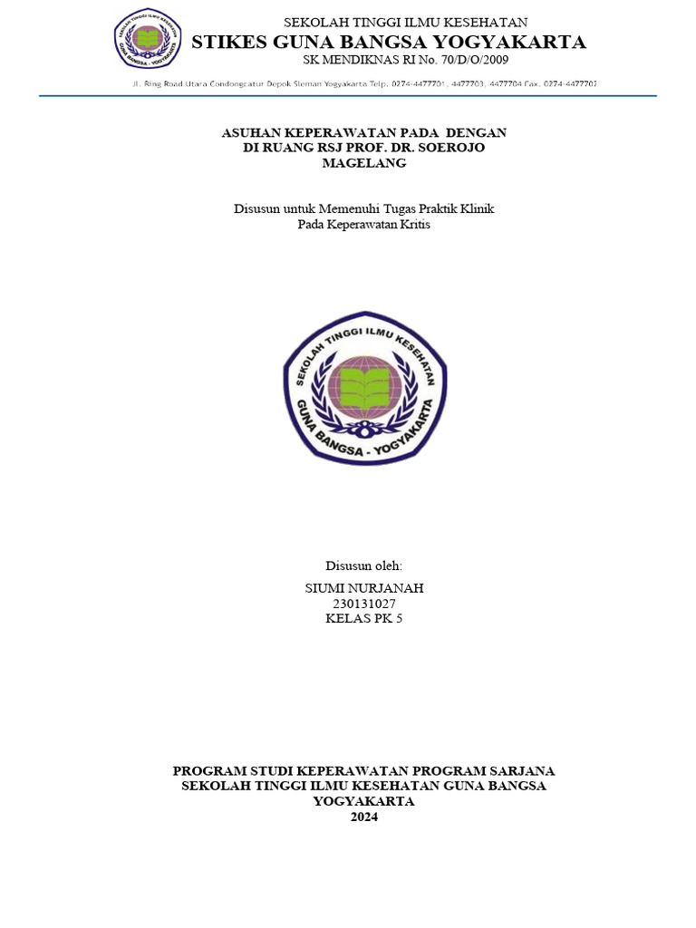 ASKEP Kritis Kosong | PDF